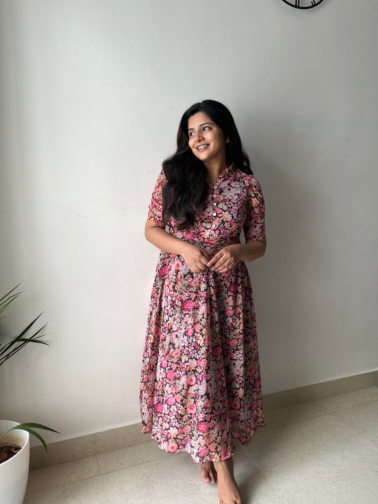 Lovita maternity feeding dress – Thottil Maternity